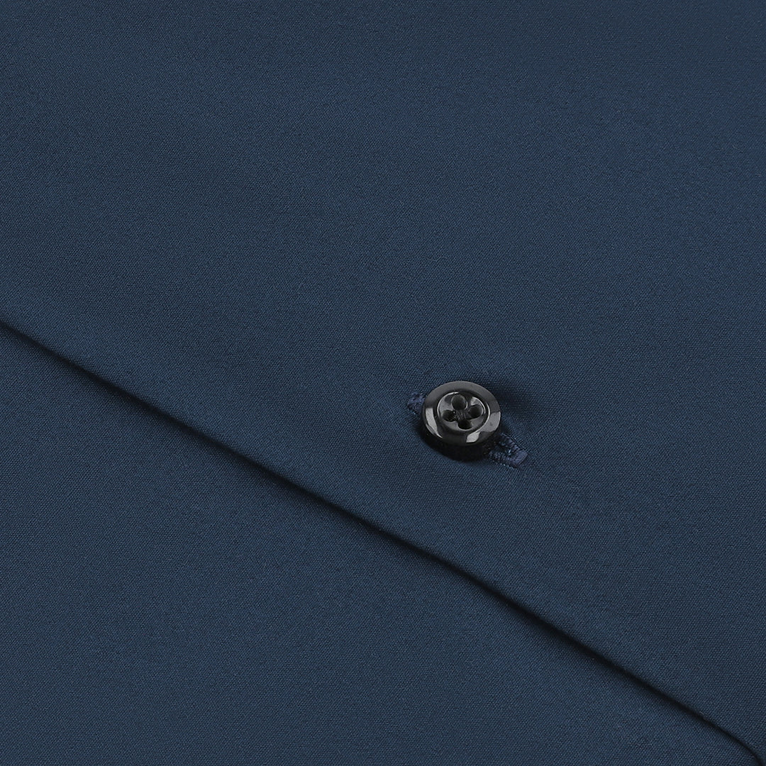 Navy Blue With Birds Eyes Inlay OL-357