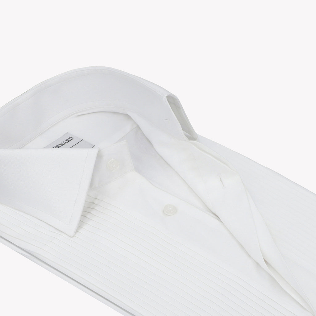 Classic White Tuxedo Formal Shirt | Chester Bernard